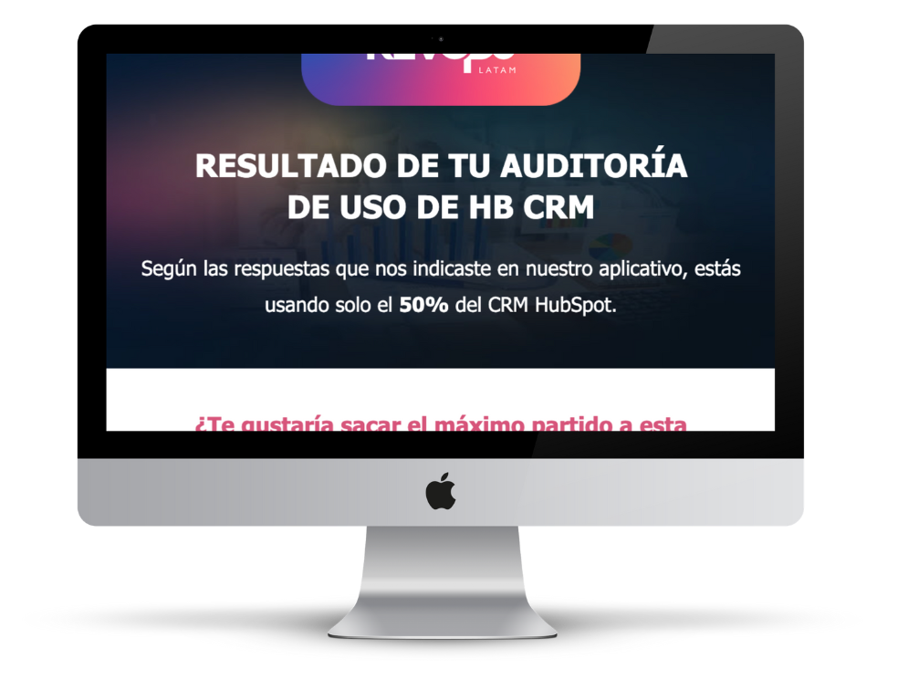 Auditoría de uso de CRM HubSpot